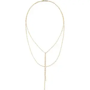 Lana Jewelry Blake 14k Gold Lariat Necklace - Yellow Gold