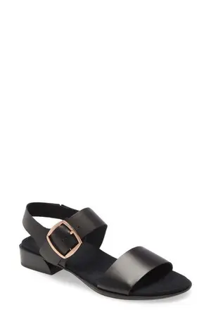 Munro Cleo Sandal - Black Leather