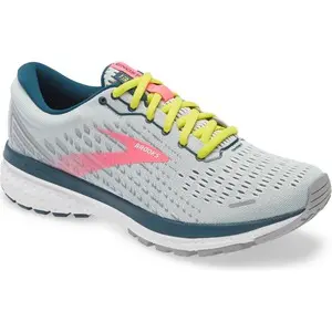 Brooks Ghost 13 Running Shoe Ice Flow/ Pink/ Pond