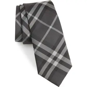 Burberry Manston Standard Neck Tie - Charcoal