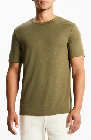 Theory Theory Anemone Milano Essential Tee Dark Olive