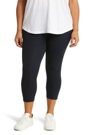 Lyssé Ntials Crop Leggings - Midnight