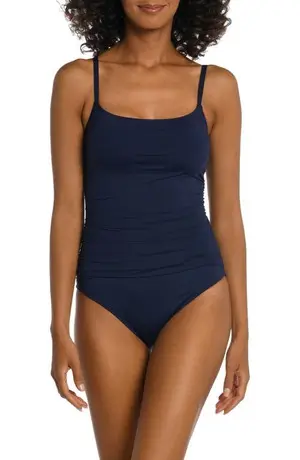 La Blanca Island Goddess One-piece Swimsuit - Indigo
