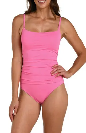 La Blanca Island Goddess One-piece Swimsuit - Rose Pink