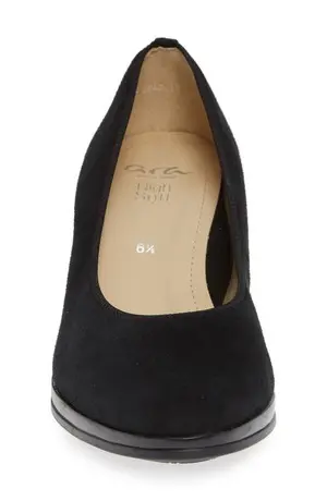 ARA Ophelia Pump - Black/black Suede