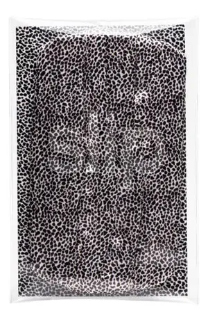Slip Pure Silk Adult Pleated Face Covering - Leopard