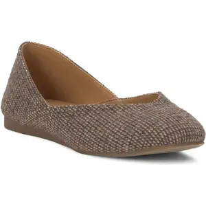 Lucky Brand Alba Skimmer Flat - Brown 27