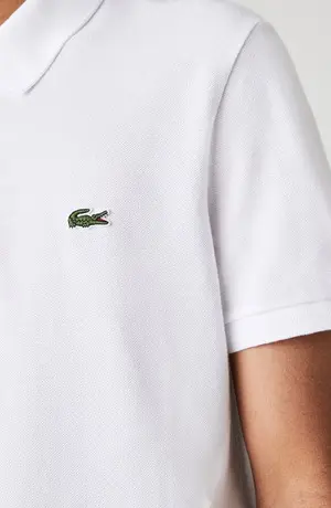 Lacoste Slim Fit Piqué Polo - 001 White