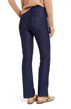Lyssé Boyfriend Denim Leggings - Indigo