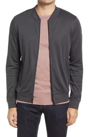Robert Barakett Georgia Pima Cotton Varsity Jacket Cannon