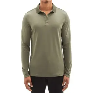 Robert Barakett ROBERT BARAKETT Georgia Long Sleeve Polo Dusty Olive