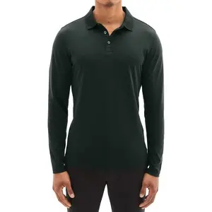 Robert Barakett ROBERT BARAKETT Georgia Long Sleeve Polo Forest Teal