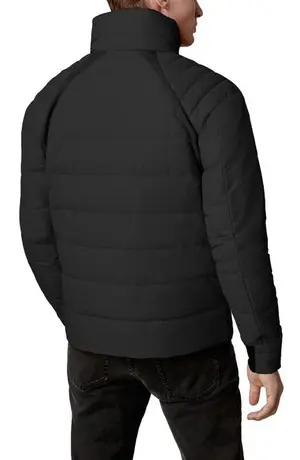 Canada Goose Updated Hybridge Base Hooded Down Jacket - Black