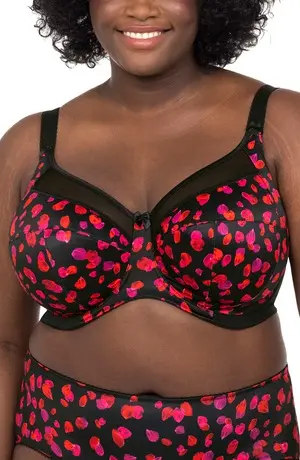GODDESS Kayla Full Figure Underwire Bra Dark Romance