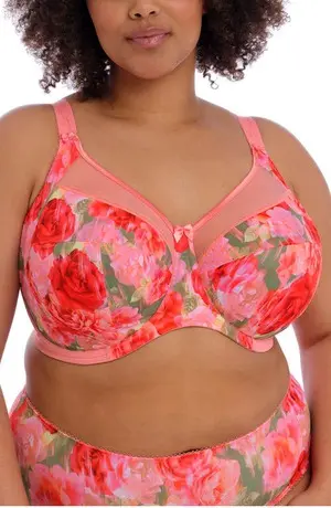 GODDESS Kayla Full Figure Underwire Bra Rose Garden