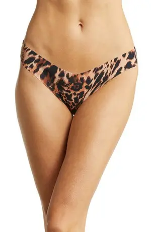 Commando Microfiber Thong Jaguar Swirl