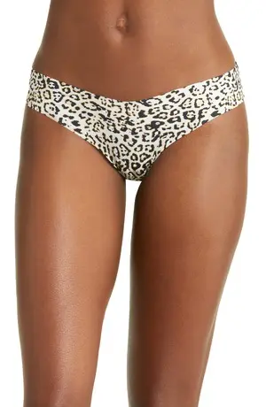 Commando Microfiber Thong Sparkle Leopard Ivor