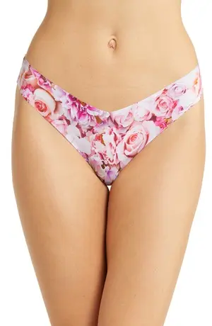 Commando Microfiber Thong Spring Blossom
