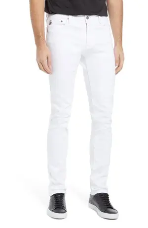 Ag Tellis Slim Fit Jeans - White
