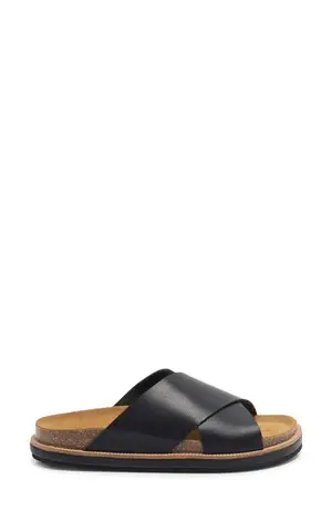 Free People Sidelines Slide Sandal - Black