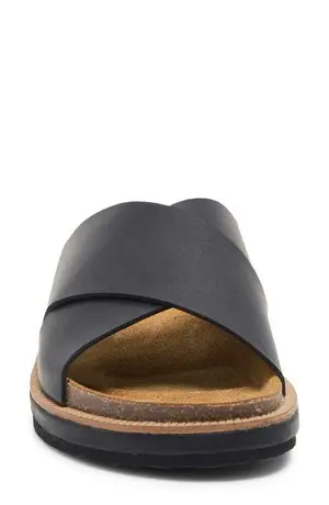 Free People Sidelines Slide Sandal - Black