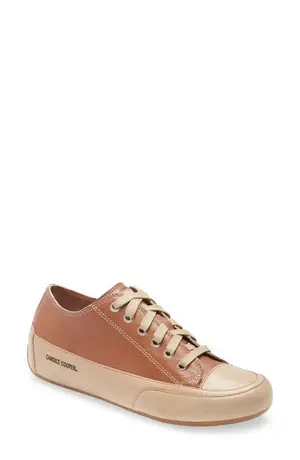 CANDICE COOPER Rock Low Top Sneaker Brown Leather