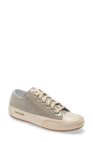 CANDICE COOPER Rock Low Top Sneaker Taupe Patent