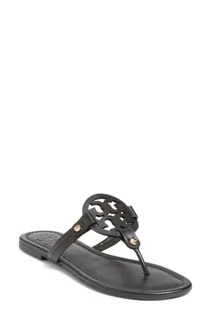 Tory Burch Miller Sandal Black Leather