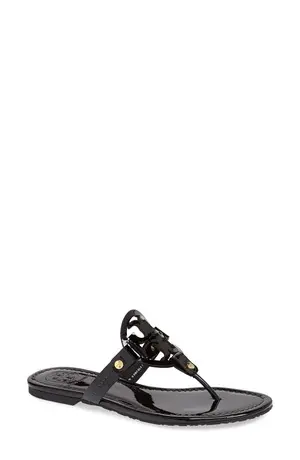 Tory Burch Miller Sandal Black Patent