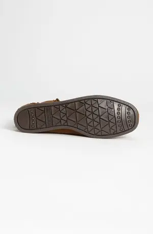 Minnetonka Fringe Bootie - Dusty Brown