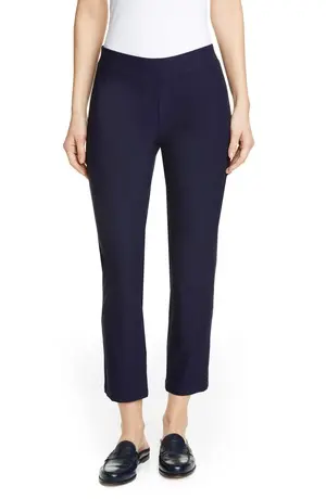 Eileen Fisher Eileen Fisher Stretch Crepe Ankle Pants Midnight