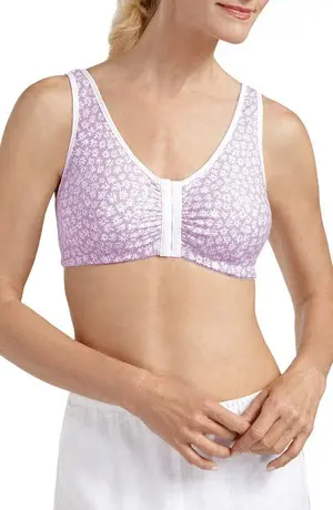 AMOENA Frances Soft Cup Cotton Leisure Bra Orchid