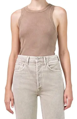 Citizens Of Humanity Isabel Rib Racerback Tank - Sandatlas