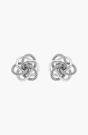 Lagos Caviar™ Knot Stud Earrings