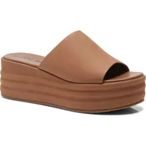 Women's Tan Platform Sandals