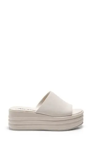 Free People Harbor Platform Sandals - Vanilla