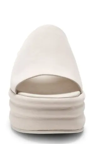 Free People Harbor Platform Sandals - Vanilla