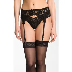 Hanky Panky Lace Garter Belt - Black