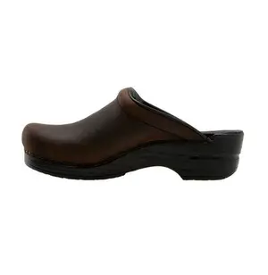 Dansko Sonja Oiled Leather Clogs - Antique Brown Oiled