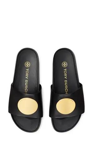 Tory Burch Patos Platform Slide Sandal - Perfect Black