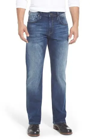 MAVI Matt Relaxed Straight Fit Jeans - Mid Indigo Cooper
