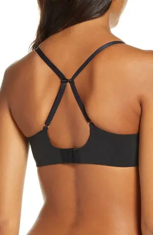 Natori Minimal Push Up Convertible Underwire Bra - Black