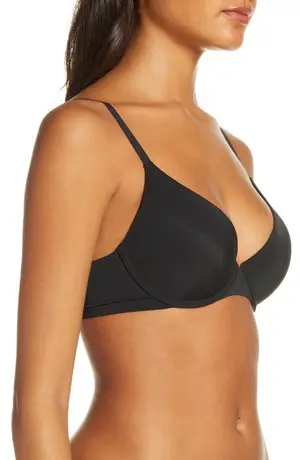 Natori Minimal Push Up Convertible Underwire Bra - Black