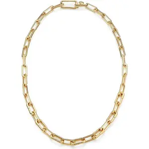 Monica Vinader Alta Capture Necklace - Yellow Gold