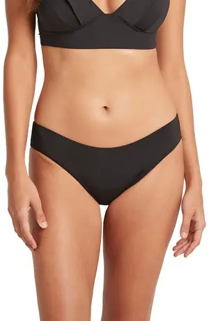 SEA LEVEL Sea Level Bikini Bottom Black