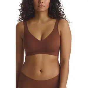 Commando Butter Soft Support Bralette Cinnamon