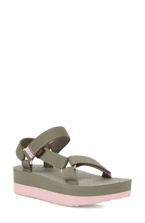 Teva Universal Flatform Sandal - Olive/whisper