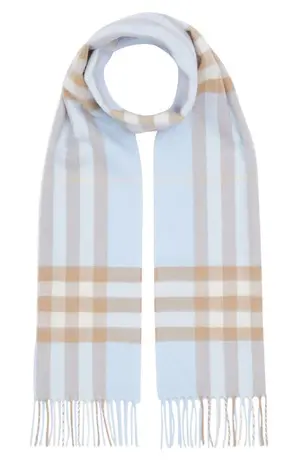 Burberry Giant Icon Check Cashmere Scarf