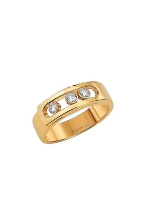 Messika Messika Move Noa Diamond Band Ring Yellow Gold