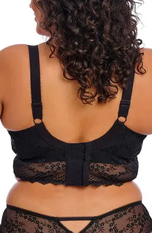 Elomi Charley Longline Full Figure Underwire Bra - Black